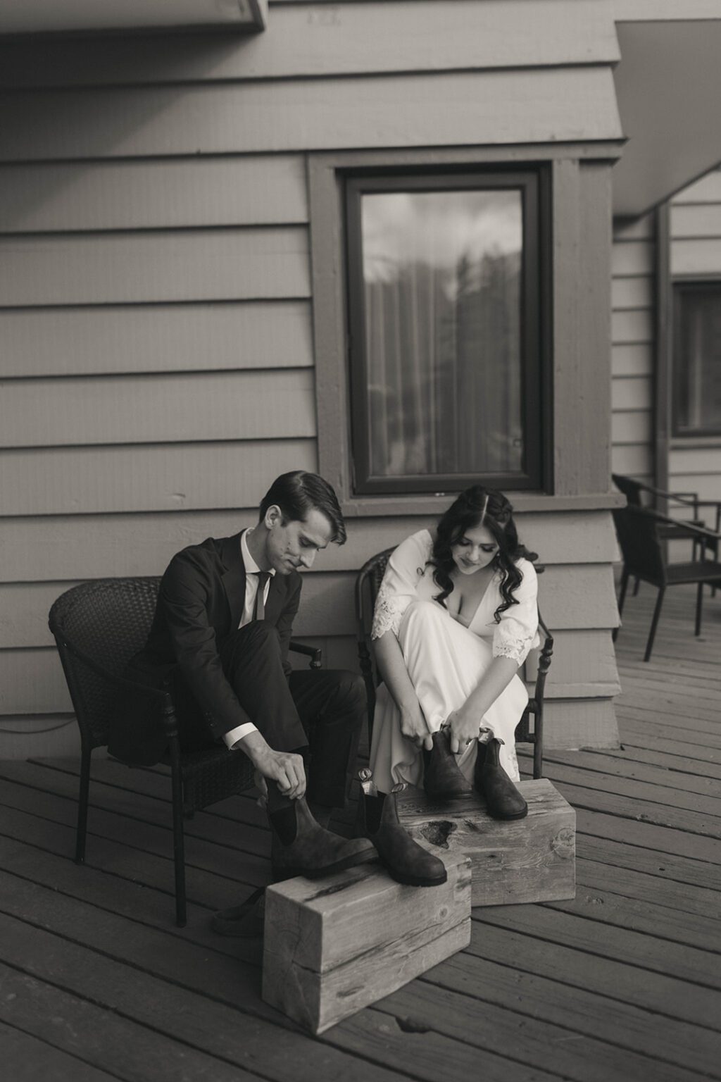 Riley and Tanner's Intentional Destination Elopement in Banff ...